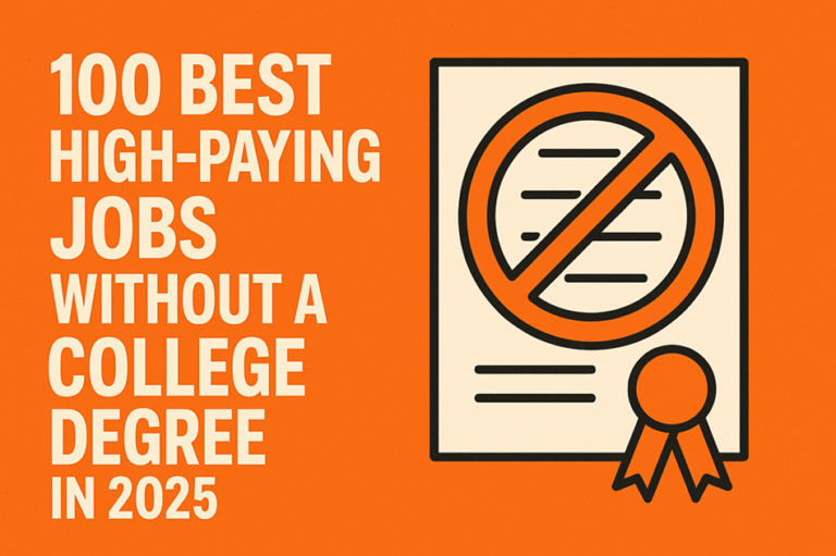 100 Best High-Paying Jobs Without a College Degree in 2025 (No ...