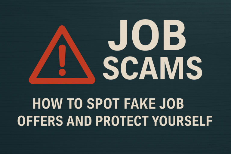 Job Scams: How to Spot Fake Job Offers & Protect Yourself | Job Seeker ...