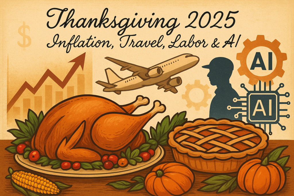 Thanksgiving Economy 2025: Food Inflation, Travel Costs, Labor Trends and AI-driven Retail – DAVRON