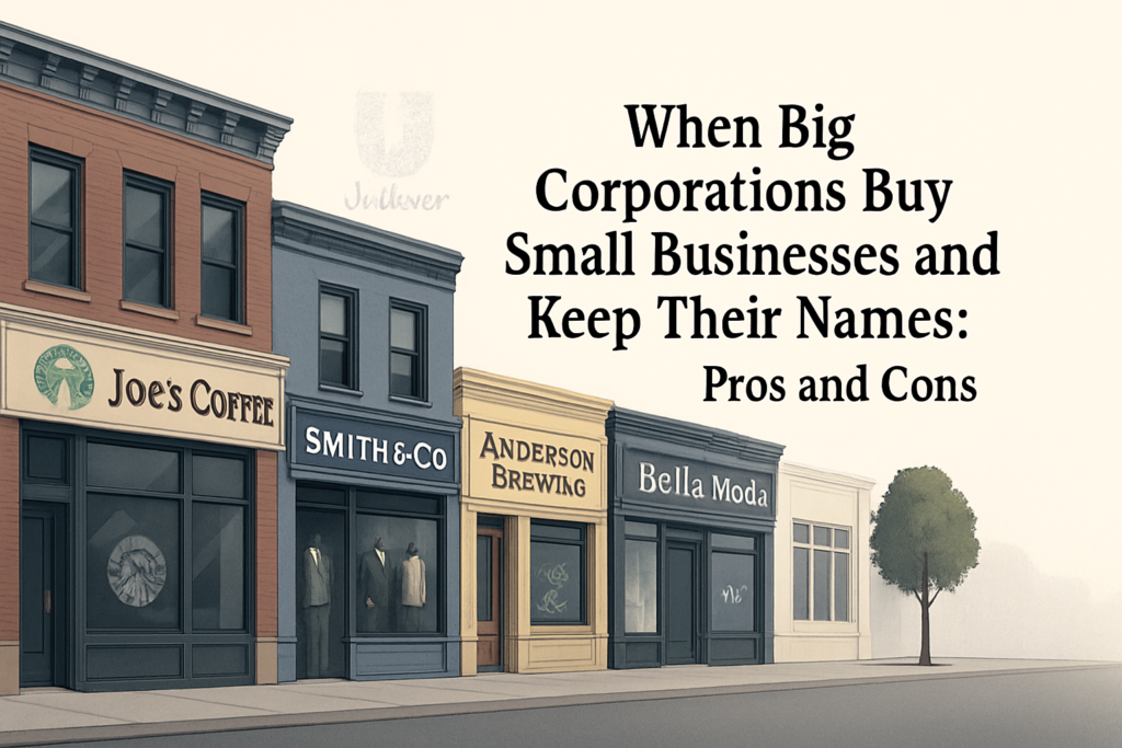 When Big Corporations Buy Small Businesses and Keep Their Names: The ...